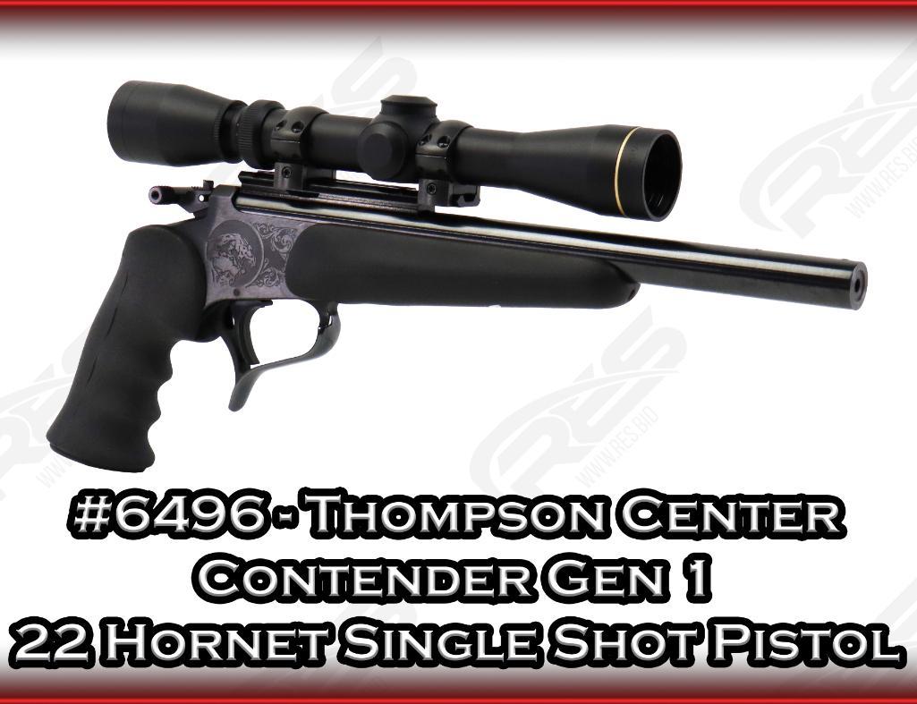 Thompson Center Contender Gen 1 22 Hornet Single | Proxibid