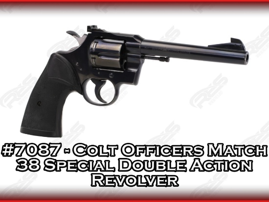 Colt Officers Match 38 Special Double Action Revolver | Guns & Military ...