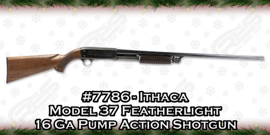 Ithaca Model 37 Featherlight 16 Ga Pump Action Shotgun | Guns & Military Artifacts Shotguns Pump ...