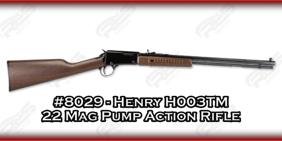 Henry H003TM 22 Mag Pump Action Rifle | Guns & Military Artifacts ...