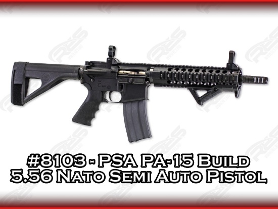 PSA PA-15 Build 5.56 Nato Semi Auto Pistol | Guns & Military Artifacts ...