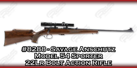 Savage Anschutz Model 54 Sporter 22Lr Bolt Action Rifle | Guns ...