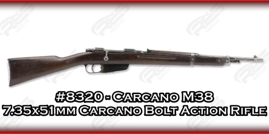Carcano M38 7.35x51mm Carcano Bolt Action Rifle | Guns & Military Artifacts Rifles | Online ...
