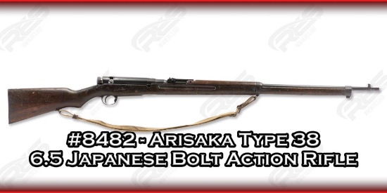 Arisaka Type 38 6.5 Japanese Bolt Action Rifle | Online Auctions | Proxibid