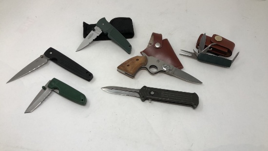 POCKET KNIVES PUSH BUTTON, ASSISTED & PISTOL SHAPE | Guns & Military ...