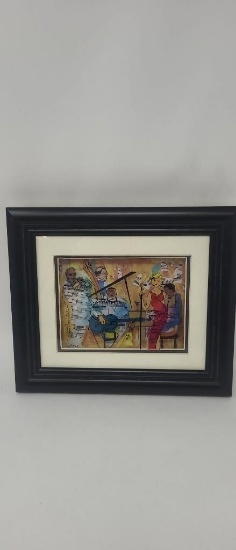 JEAN PIERRE WEILL'S 3D REVERSE PAINTED JAZZ SCENE | Art, Antiques ...