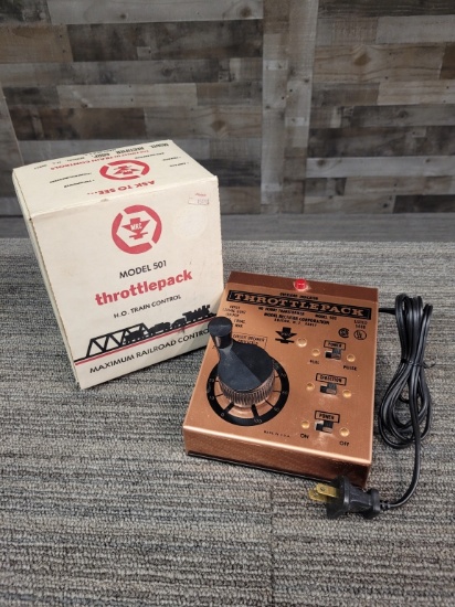 MRC THROTTLEPACK H.O. SCALE TRAIN CONTROL MODEL 51 | Online Auctions ...