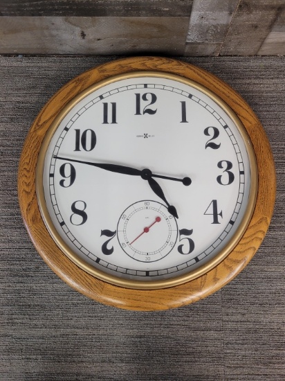 HOWARD MILLER CO. 25" ROUND GALLERY WALL CLOCK | Art, Antiques ...