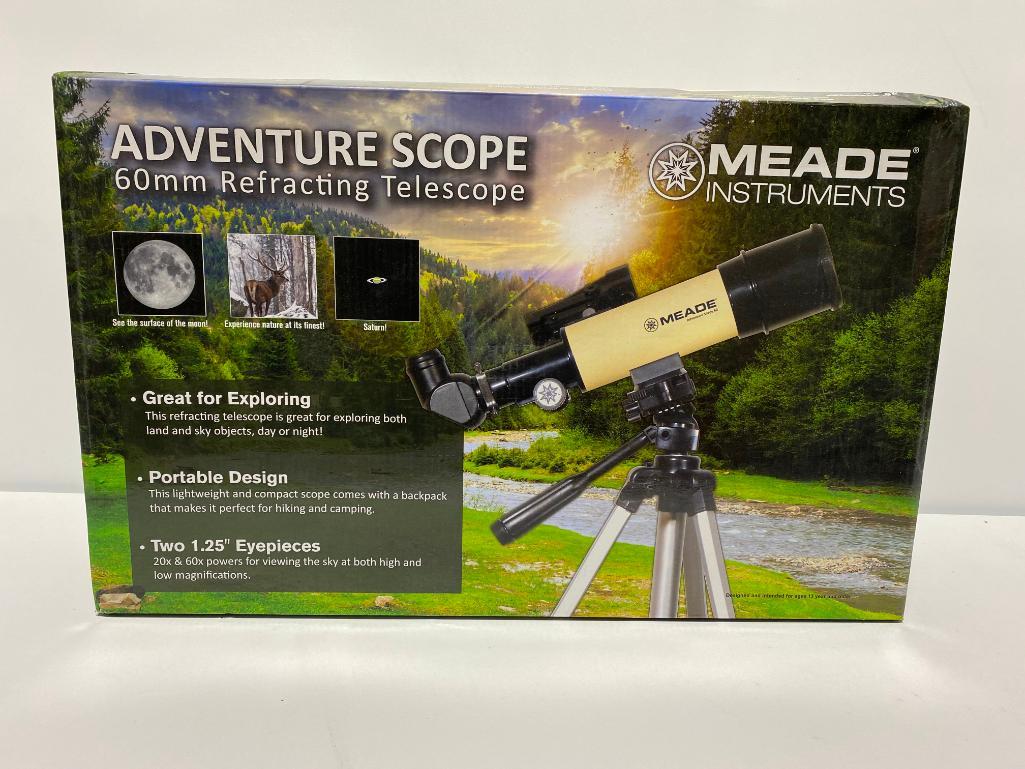 Meade Instruments Adventure Scope 60mm Refracting | Proxibid