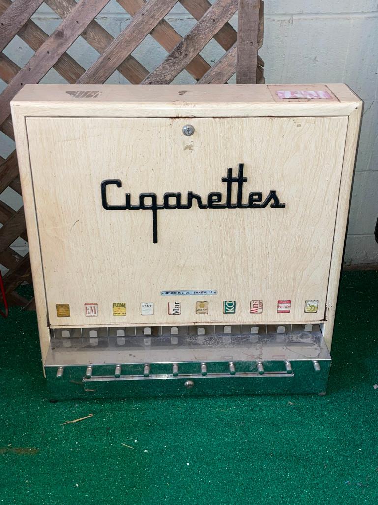 Vintage Coin-Op Ten-Pull Cigarette Vending | Proxibid