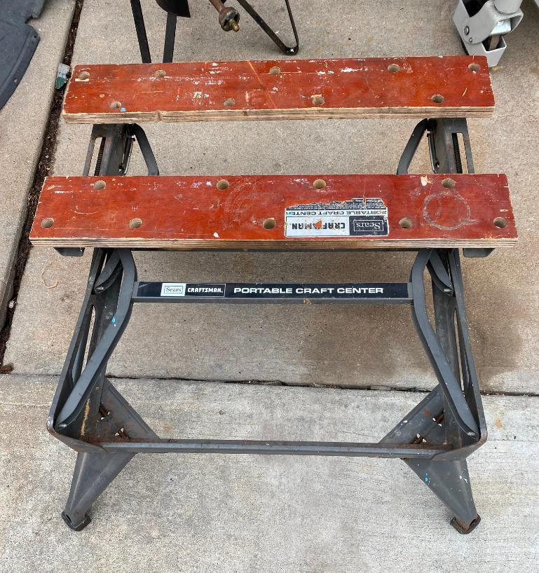 Craftsman Portable Craft Center | Proxibid