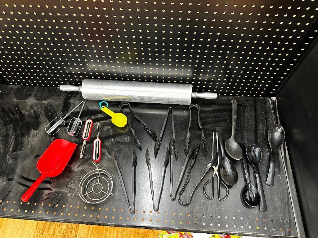 Stainless Steel Rolling Pin, Tongs, Serving | Proxibid