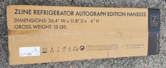 ZLINE Refrigerator Autograph Edition Handles, 36.4in W x 11.8in D x 4in ...