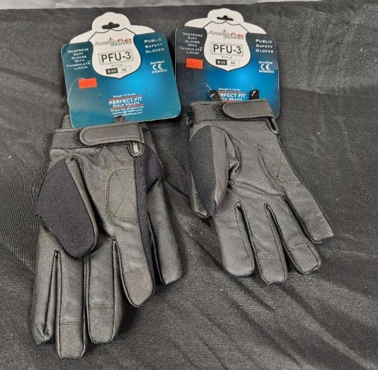 Lot of 2 Armor Flex PFU 3 Neoprene Duty Gloves Size M | Online Auctions ...