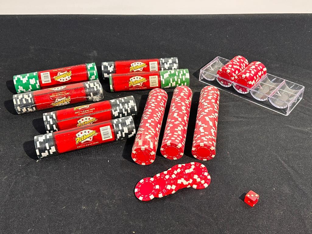 Composite "Pit Boss" Poker Chips 500 11.5 Gram | Proxibid