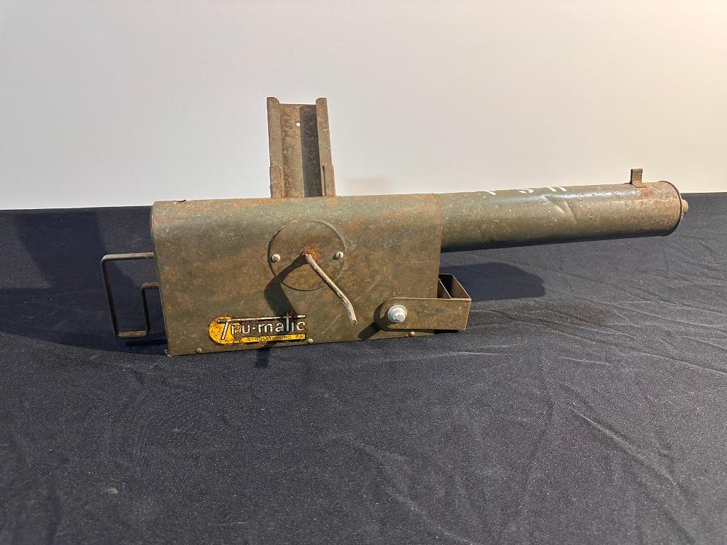 Early Steel Tru-Matic Toy Machine Gun | Proxibid