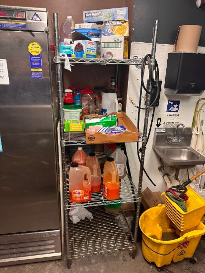 Chrome NSF Shelving Unit, 36in x 24in x 74in | Industrial Machinery ...