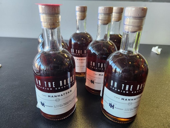 Lot of 7 On the Rocks Manhattan Cocktail 375ml | Online Auctions | Proxibid