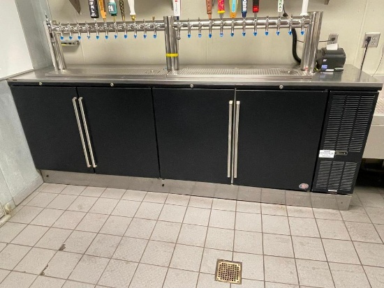 Perlick BS108 Back Bar 4-Door Cooler w/ 24 Tap - Tap-Tower | Industrial ...