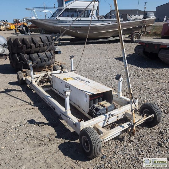 HELICOPTER DOLLY, TUG-A-LUG, ELECTRIC OVER HYDRAULIC, 24V, WITH ONBOARD ...