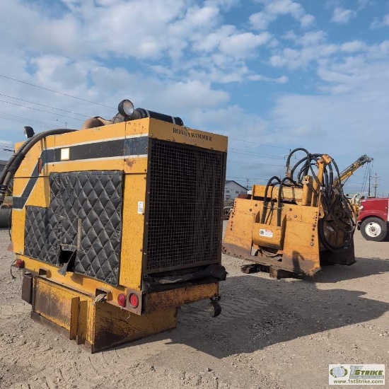 LOADER ATTACHMENT, HYDRAULIC ROTARY TRIMMER, ROTO TRIMMER MODEL 648 ...