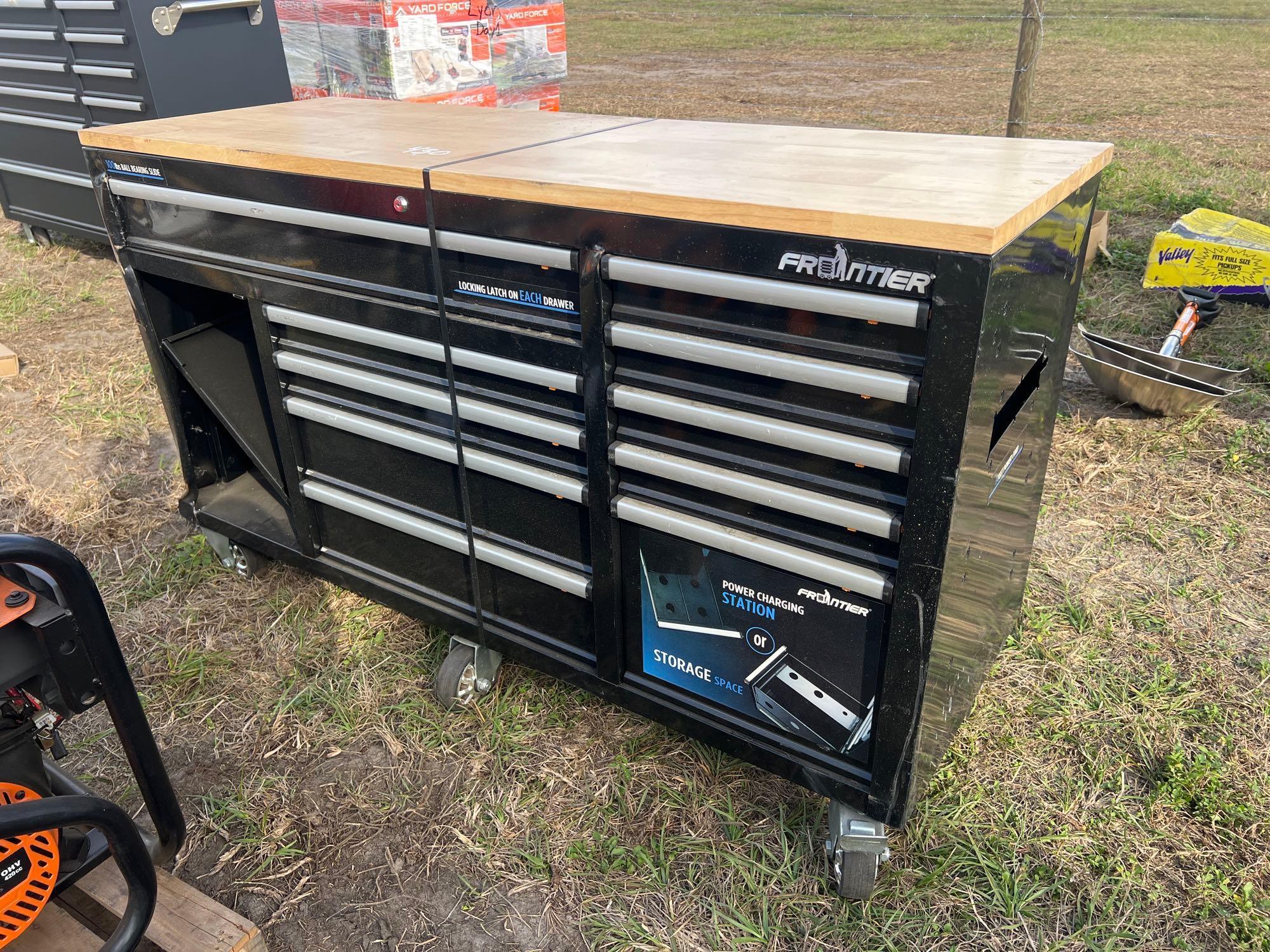 72" INDUSTRIAL FRONTIER TOOL CHEST - 10 DRAWER | Proxibid