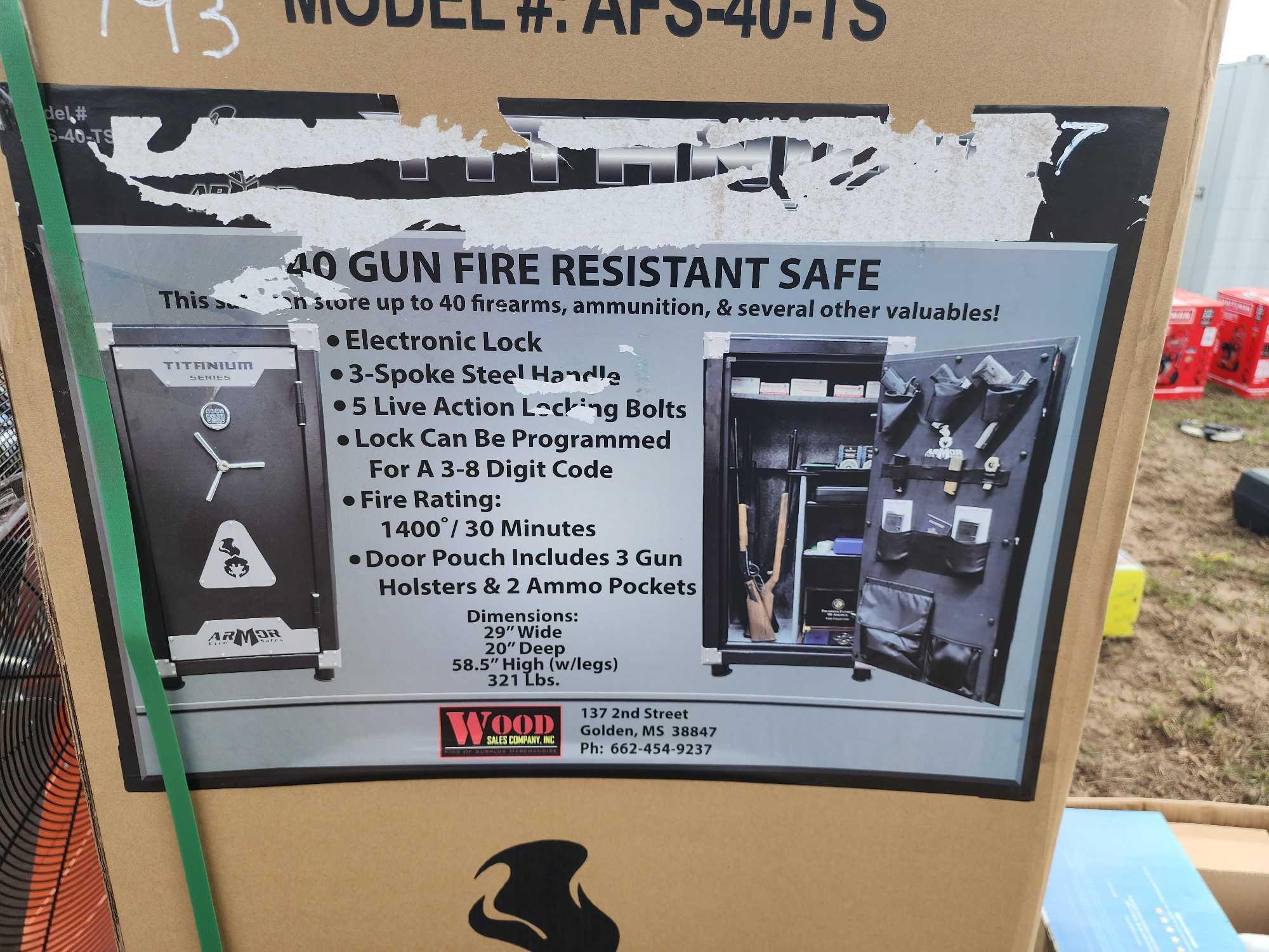 ARMOR TITANIUM SERIES 40 GUN FIRE SAFE, 1400 | Proxibid