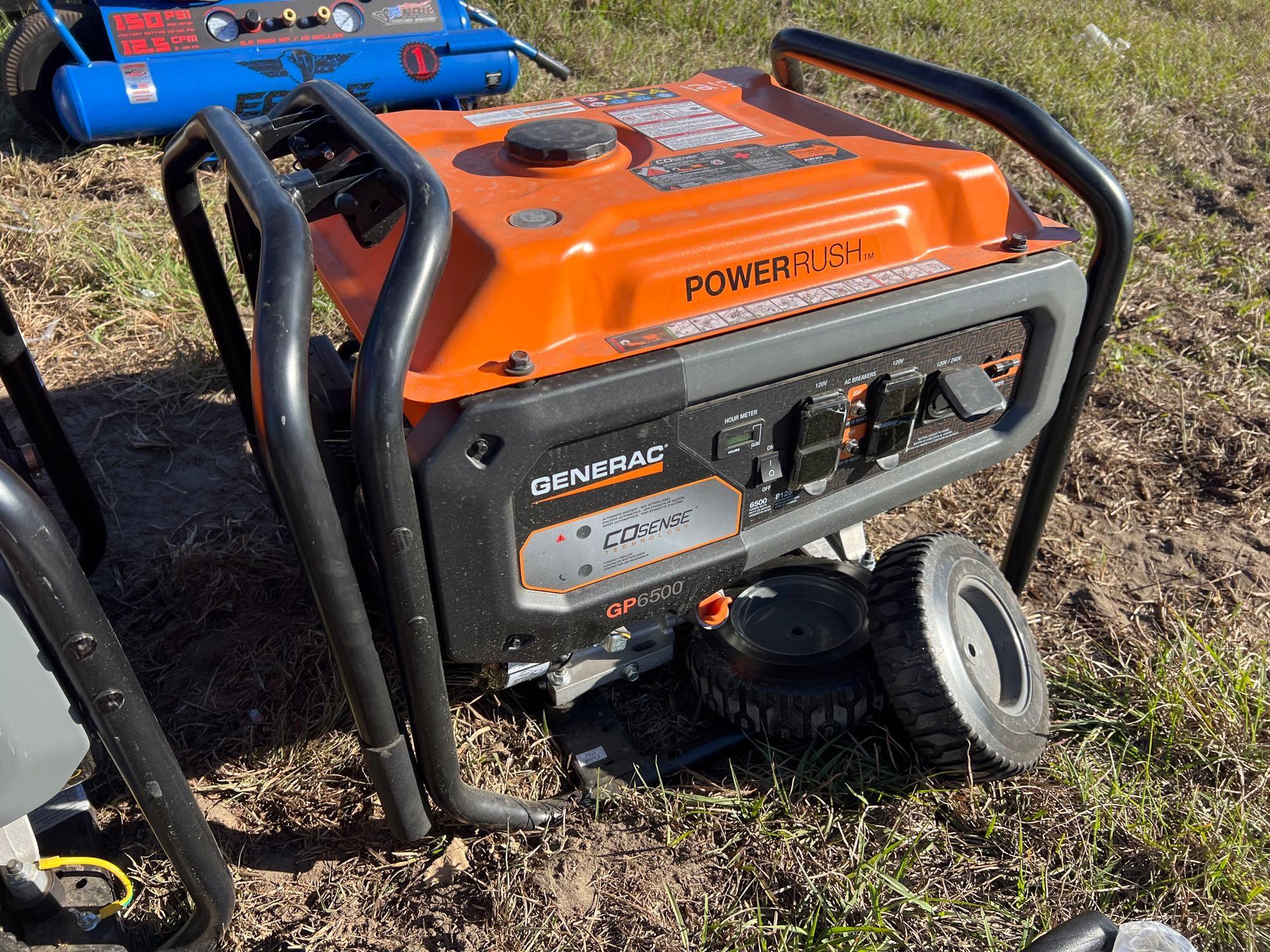 GENERAC 6500 WATT ELEC START GENERATOR NEW | Proxibid