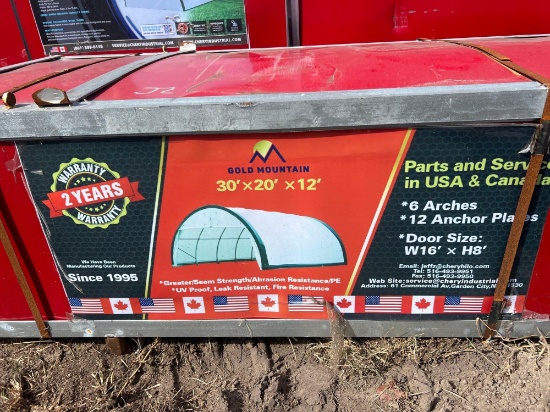 NEW GOLDEN MOUNT 20FT. X 30FT. X 12FT. STORAGE BUILDING Snow Rating ...