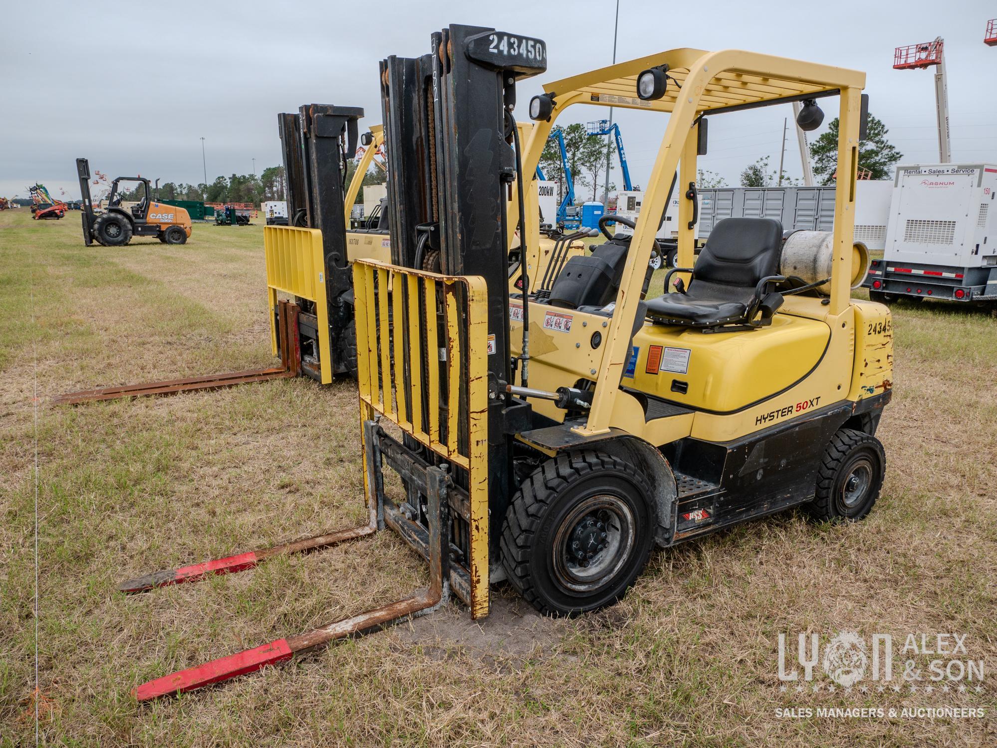 2019 HYSTER H50FT FORKLIFT SN:A380V08884T powered | Proxibid