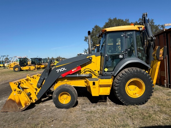2019 JOHN DEERE 710L TRACTOR LOADER BACKHOE SN:354728 powered by John ...