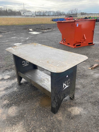 NEW 30IN. X 57IN. WELDING TABLE NEW SUPPORT EQUIPMENT | Heavy ...