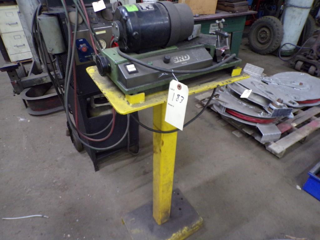 SRD Drill Sharpener On Heavy Duty Stand SUPPORT | Proxibid