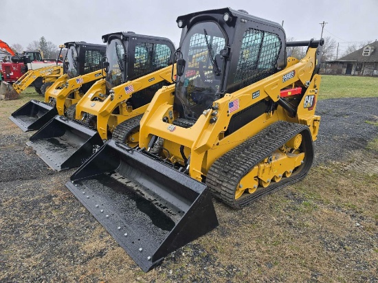 2023 CAT 259D3 RUBBER TRACKED SKID STEER powered by Cat C3.3B DIT EPA ...