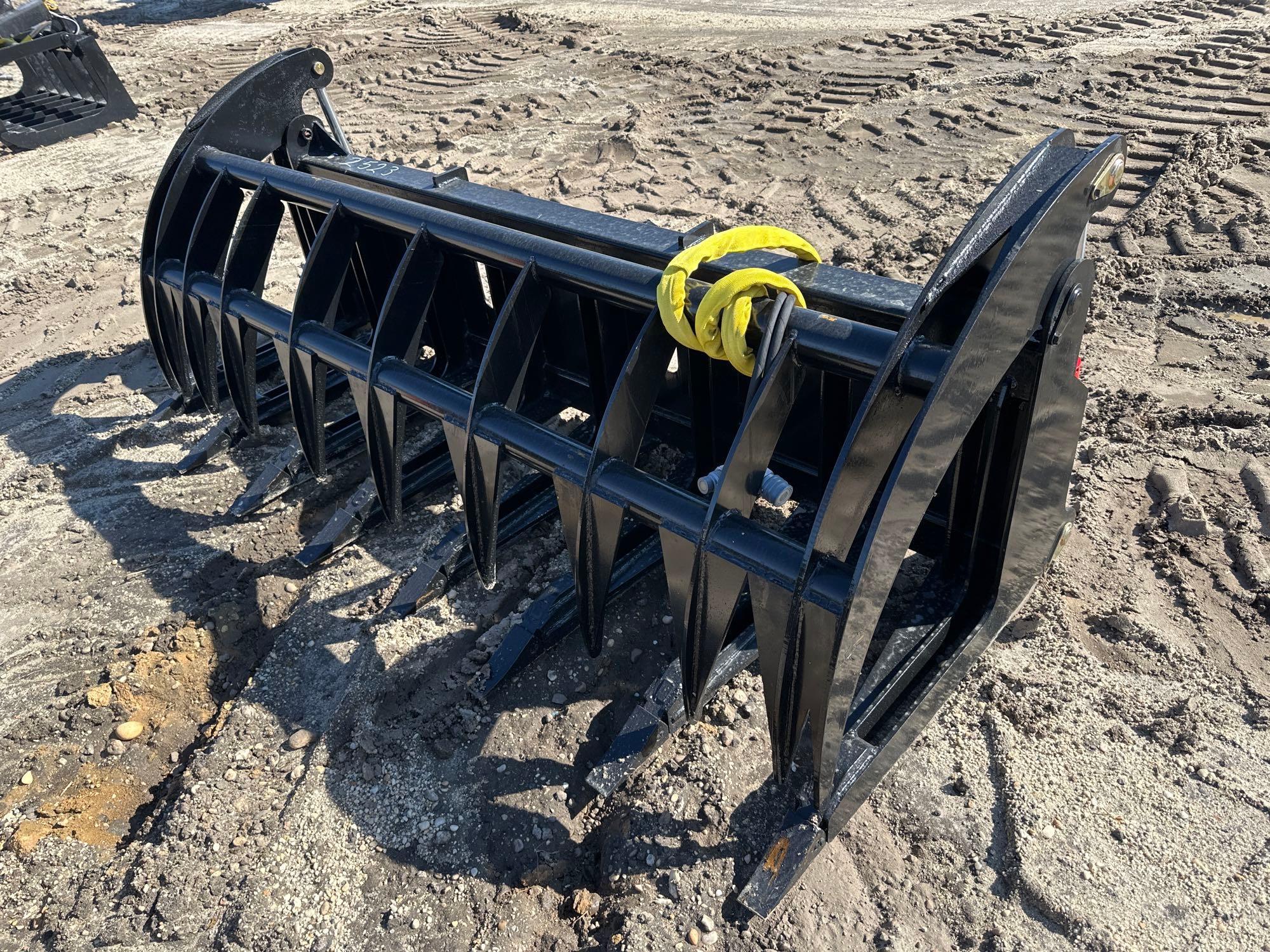NEW ALL-STAR 84" ROOT RAKE SKID STEER ATTACHMENT | Proxibid