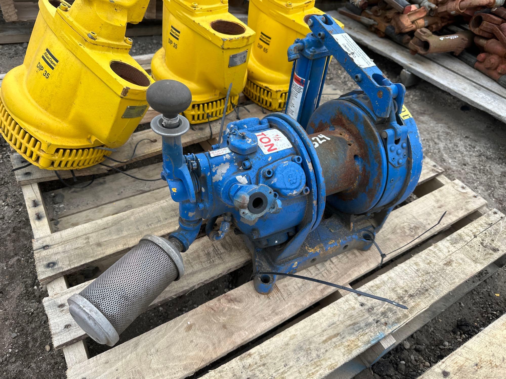 INGERSOLL RAND AIR OPERATED WINCH SUPPORT | Proxibid