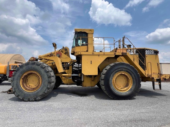 CAT 992G RUBBER TIRED LOADER powered by Cat 3508 diesel engine ...