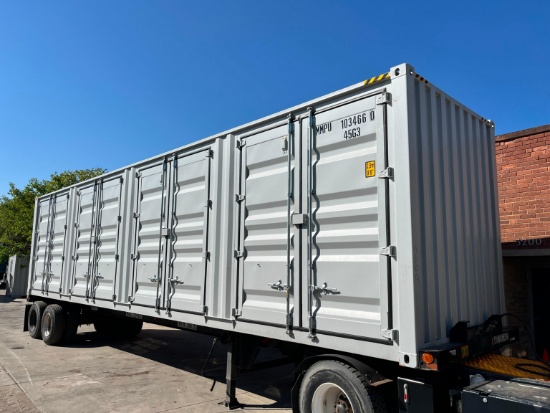 NEW CTN 40FT. MULTI-USE CONTAINER 4-side door. | Heavy Construction ...