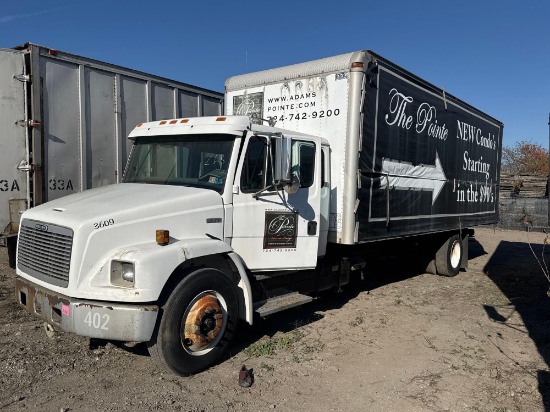 1999 FREIGHTLINER FL70 VAN TRUCK VN:N/A powered by Cummins diesel ...
