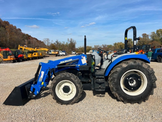 2022 NEW HOLLAND WORKMASTER 75 TRACTOR LOADER SN:NAX00095 4x4, powered by diesel engine ...