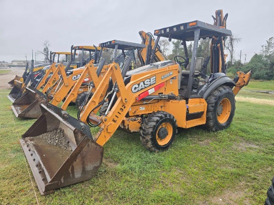 CASE 580N TRACTOR LOADER BACKHOE SN:NKFC717517 4x4, powered by diesel ...