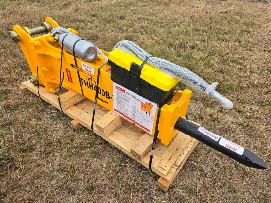 NEW TERAN THH400B HYDRAULIC HAMMER TRACTOR LOADER BACKHOE ATTACHMENT ...