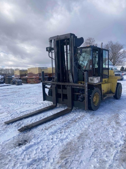HYSTER H360XL FORKLIFT SN:2157T powered by diesel engine, equipped with ...