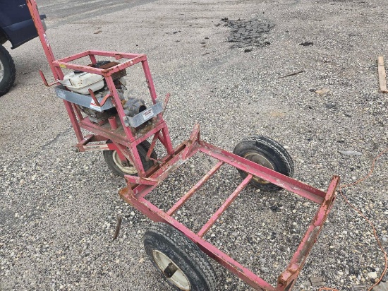 ALLEN ENGINEERING CONCRETE CURE PUMP SUPPORT EQUIPMENT on a Cart ...