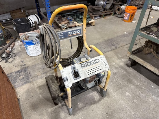 RIGID 3300 PSI GAS POWERED PRESSURE WASHER SUPPORT EQUIPMENT. Selling ...