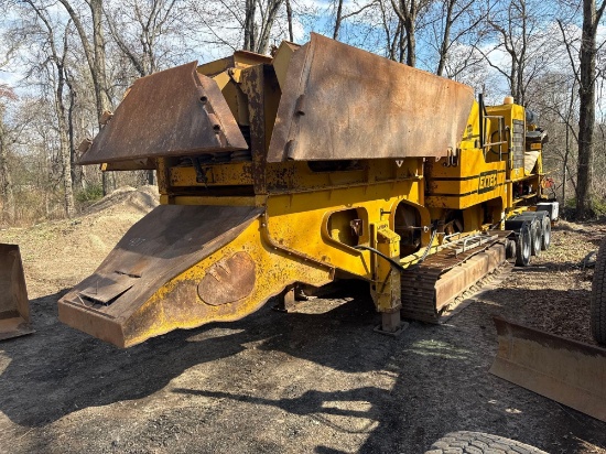EXTEC C12+ JAW CRUSHER SN:11159 powered by Cat C9 diesel engine ...