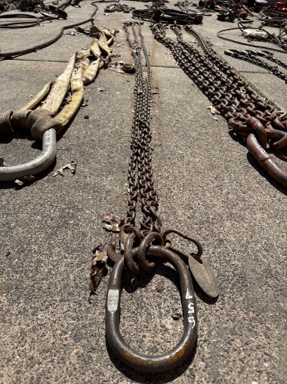 10FT. X 3/16IN. 3 - LEG LIFTING CHAIN WITH TAG SUPPORT EQUIPMENT ...