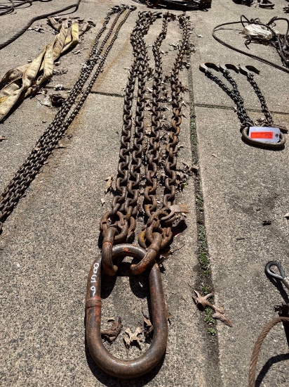 7FT. X 1/2IN. 4-LEG LIFTING CHAIN WITH TAG SUPPORT EQUIPMENT | Heavy ...