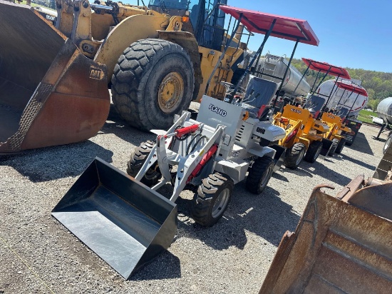 NEW FLAND FL45 RUBBER TIRED LOADER powered by gas engine, 13.5hp ...