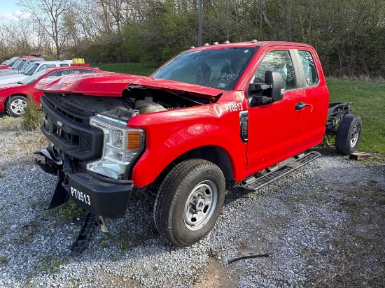 2020 FORD F350 CAB & CHASSIS VN:1FD7X3F68LEE49601 4x4, powered by 6.2L ...